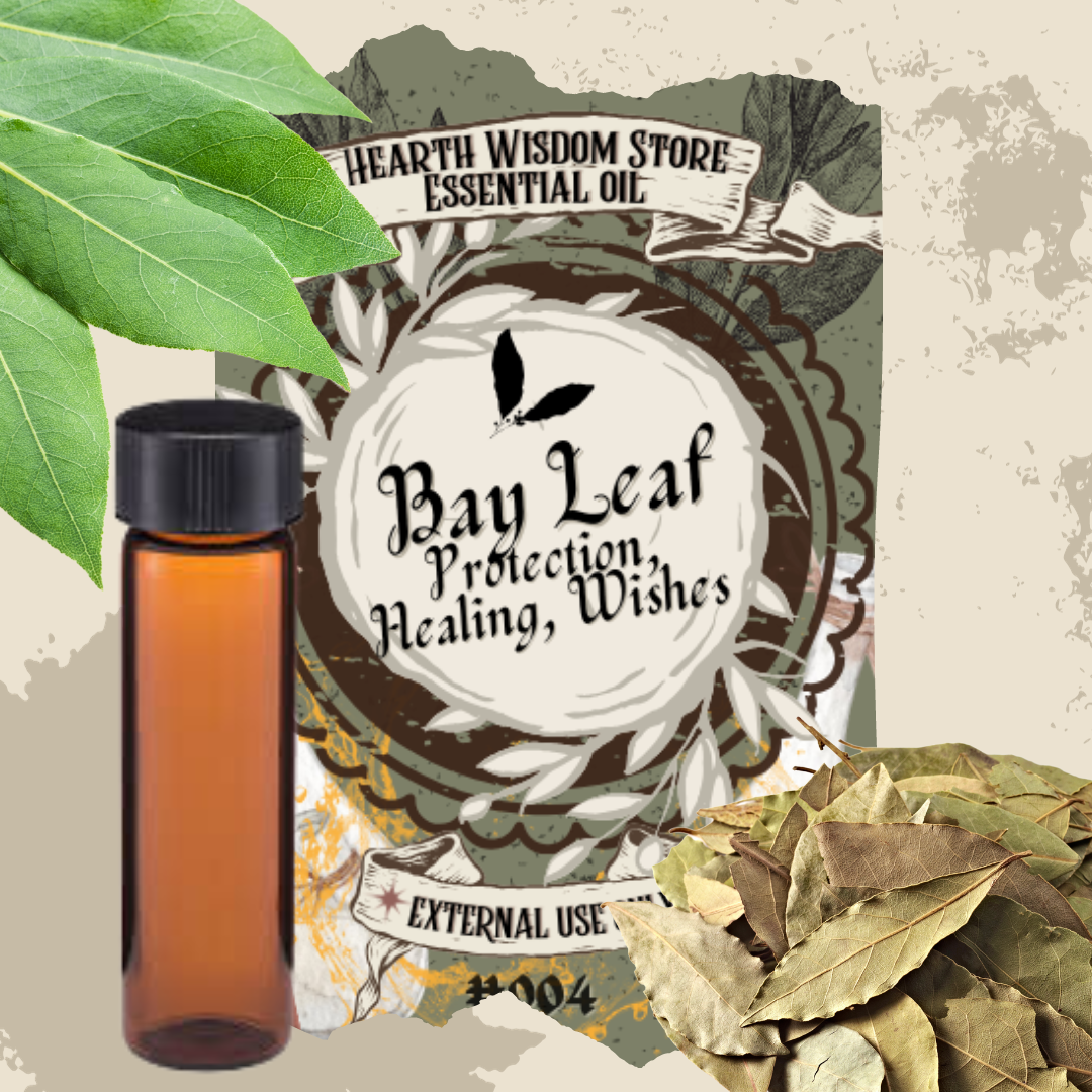 Bay Leaf Essential Oil (2 dram) | Hearth Wisdom Store