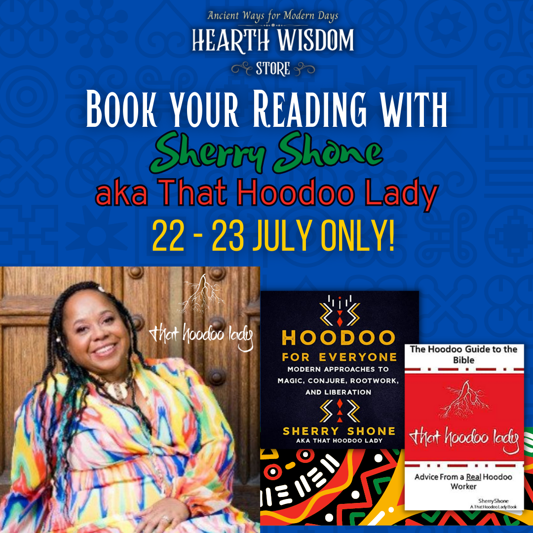 Reading with Sherry Shone aka That Hoodoo Lady (30 min) | Hearth Wisdom ...